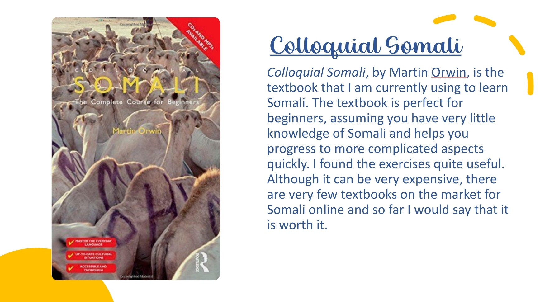 My favourite Somali language resources – Iftiin Learns
