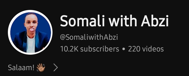 Essential Somali Resources: All the Youtube channels you can use to ...